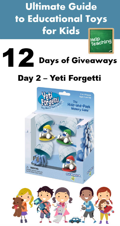 Ultimate Guide to Educational Toys Giveaway – Yeti Forgetti